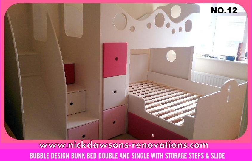 CHILDRENS STORAGE BEDS, BESPOKE CHILDRENS BEDS
