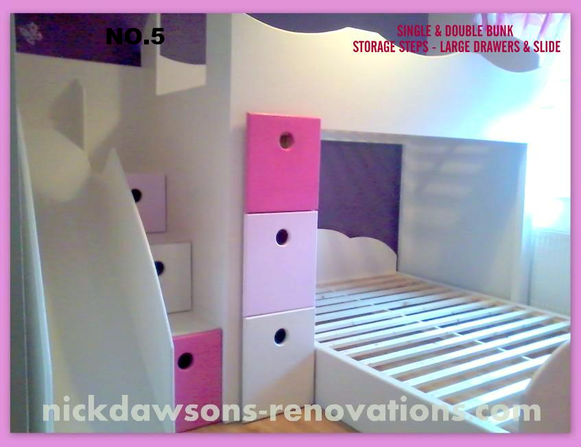 CHILDRENS STORAGE BEDS, BESPOKE CHILDRENS BEDS