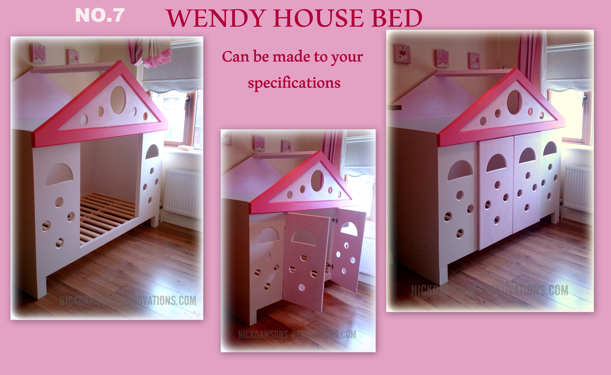 CHILDRENS STORAGE BEDS, BESPOKE CHILDRENS BEDS